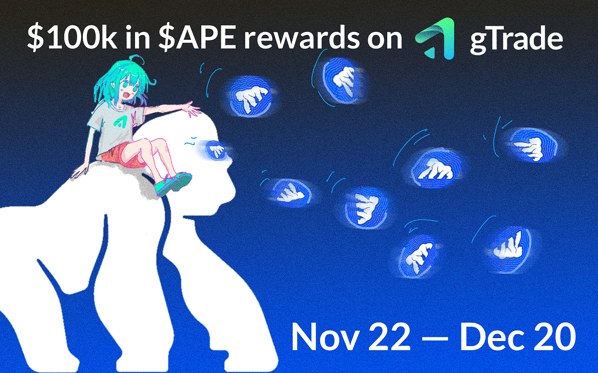 Unleash Your Inner Ape: a $100,000 Trading Campaign on ApeChain | by Gains Network | Gains ...