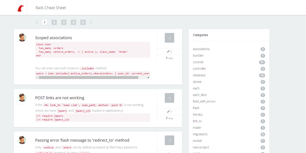 Rails Cheat Sheet. I came from a Windows clicking-UI world… | by Jiří ...