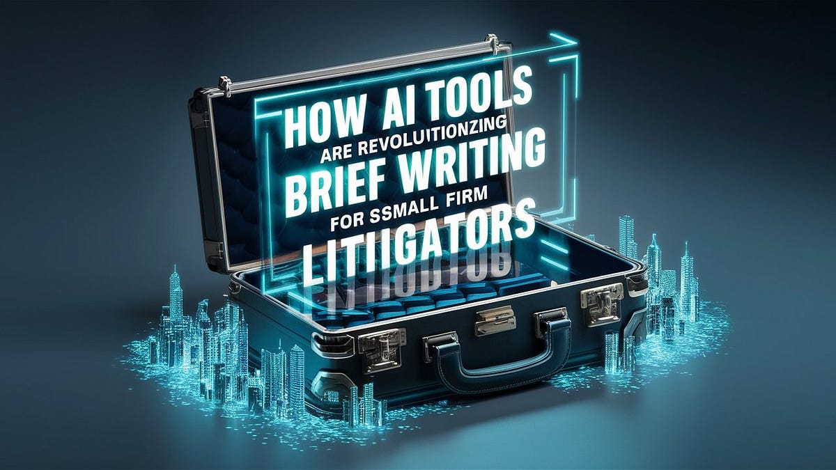 How AI Tools are Revolutionizing Brief Writing for Small Firm ...