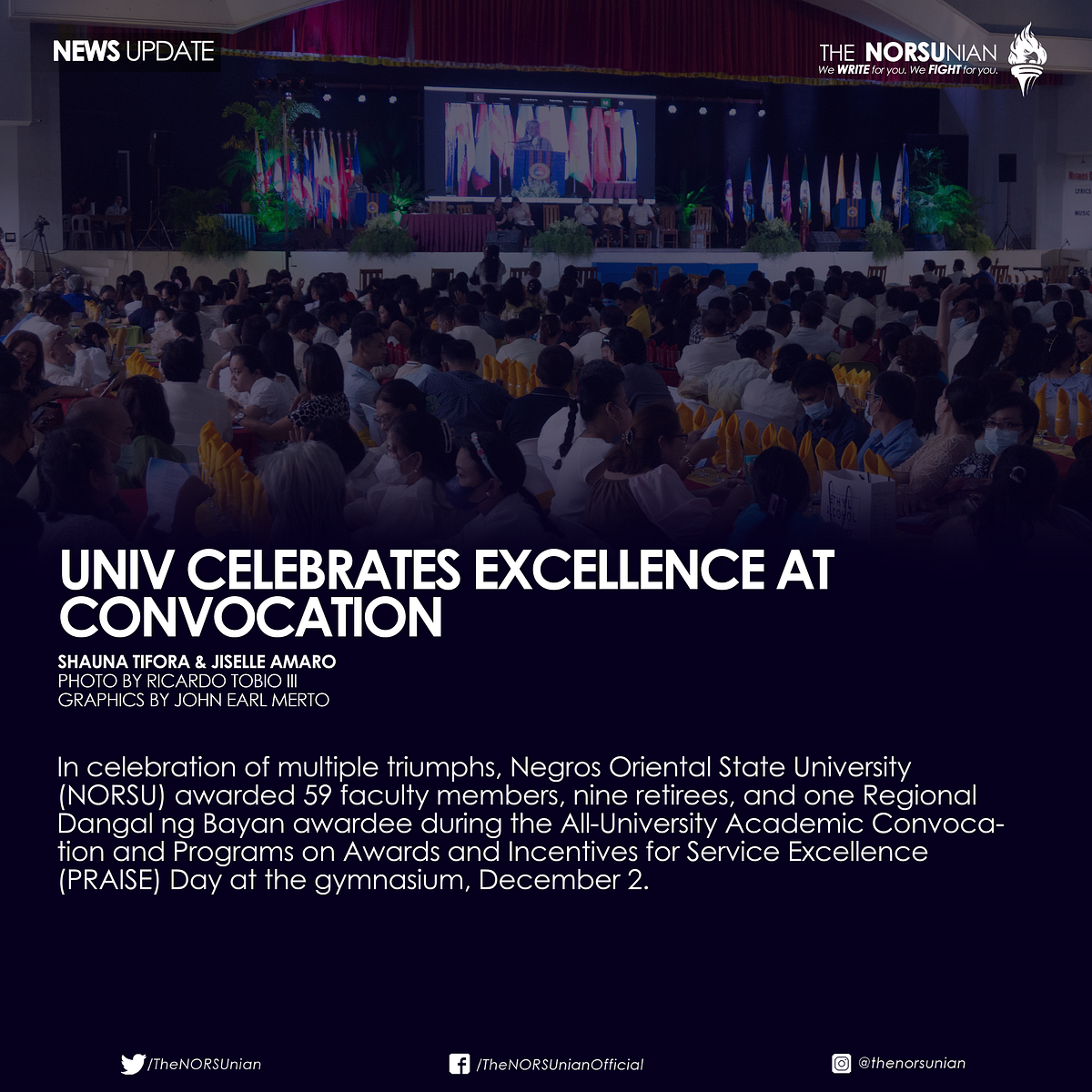 Univ celebrates excellence at convocation | by The NORSUnian | Medium