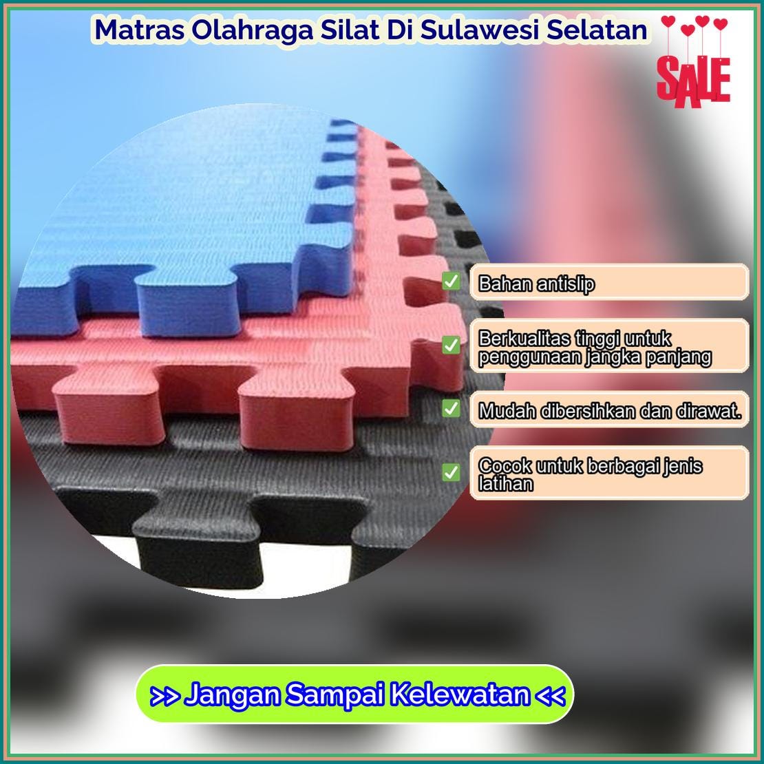 Matras Olahraga Silat Di Sulawesi Selatan - Matras Judo - Medium