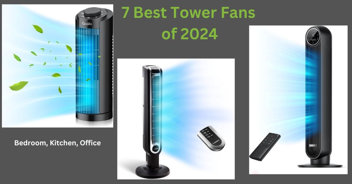 7 Best Tower Fans of 2024 | Tested and Reviewed | by Omorfaruque | Apr ...