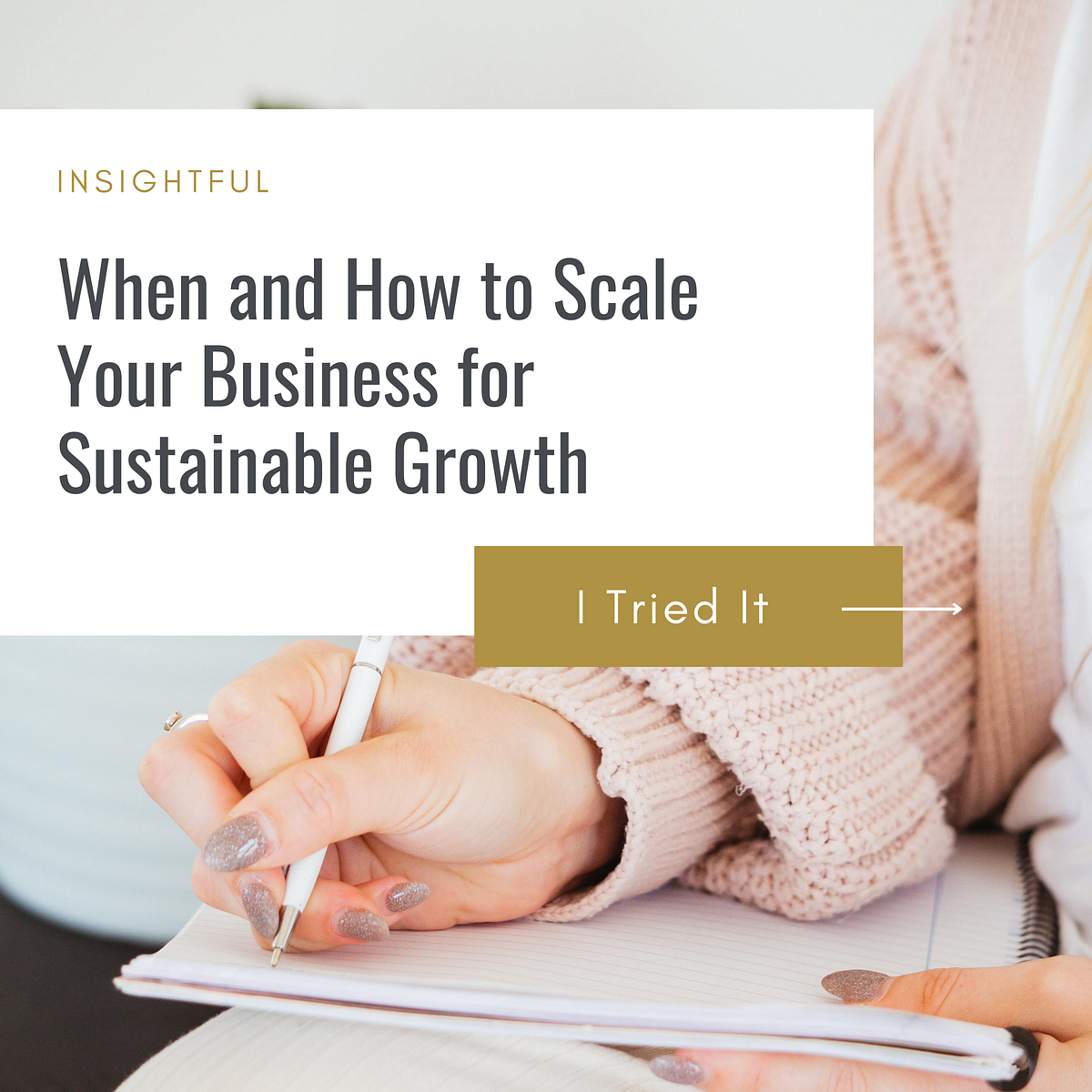 When and How to Scale Your Business for Sustainable Growth | by I Tried ...