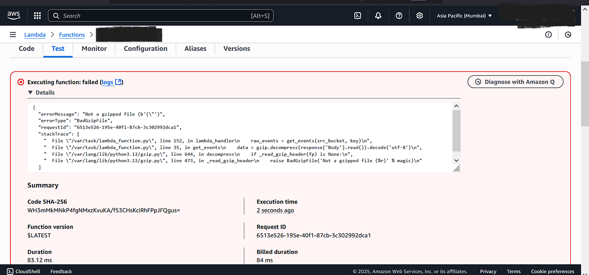 Fixing BadGzipFile Error in Wazuh to Amazon Security Lake Integration with Custom OCSF Mapping ...
