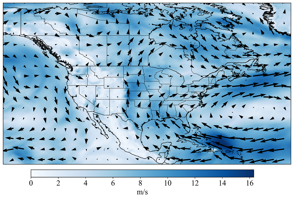 Plotting Wind from ERA5 Reanalysis | by Ronald Opio | Medium