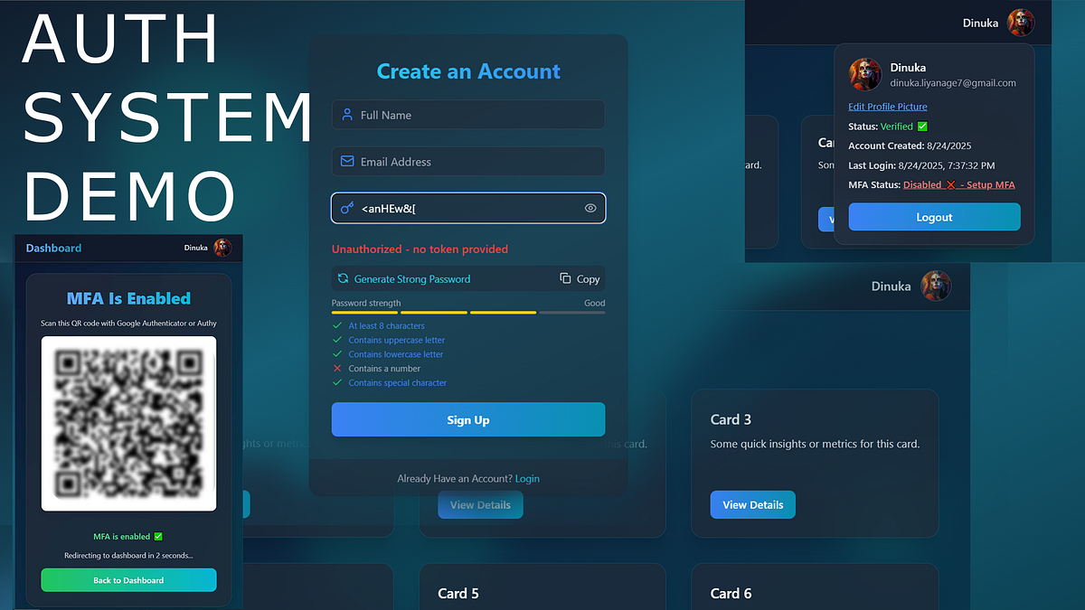 Web Application Authentication Systems | by Dinuka L | Medium