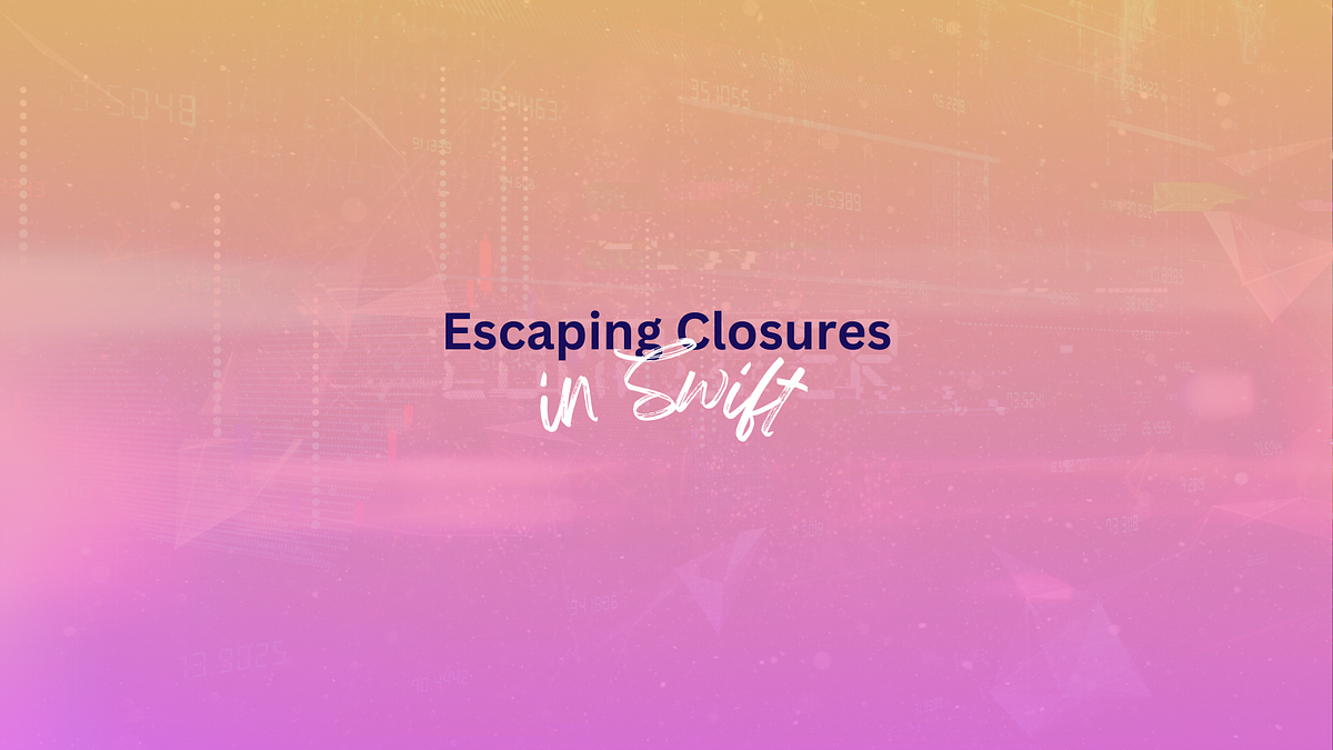 Escaping Closures in Swift. A simple example of how it works | by Ijeoma Nelson | iOSPlayBook ...