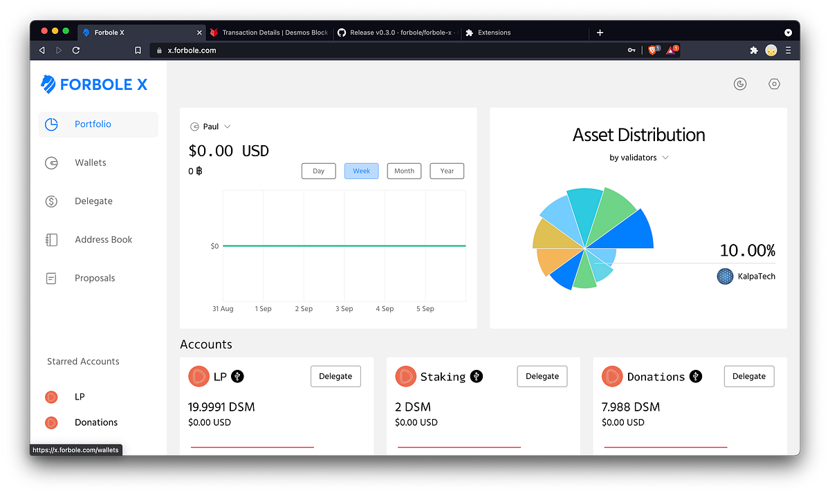 How to delegate your tokens on Forbole X? | by Yuhsin | Desmos Network | Medium