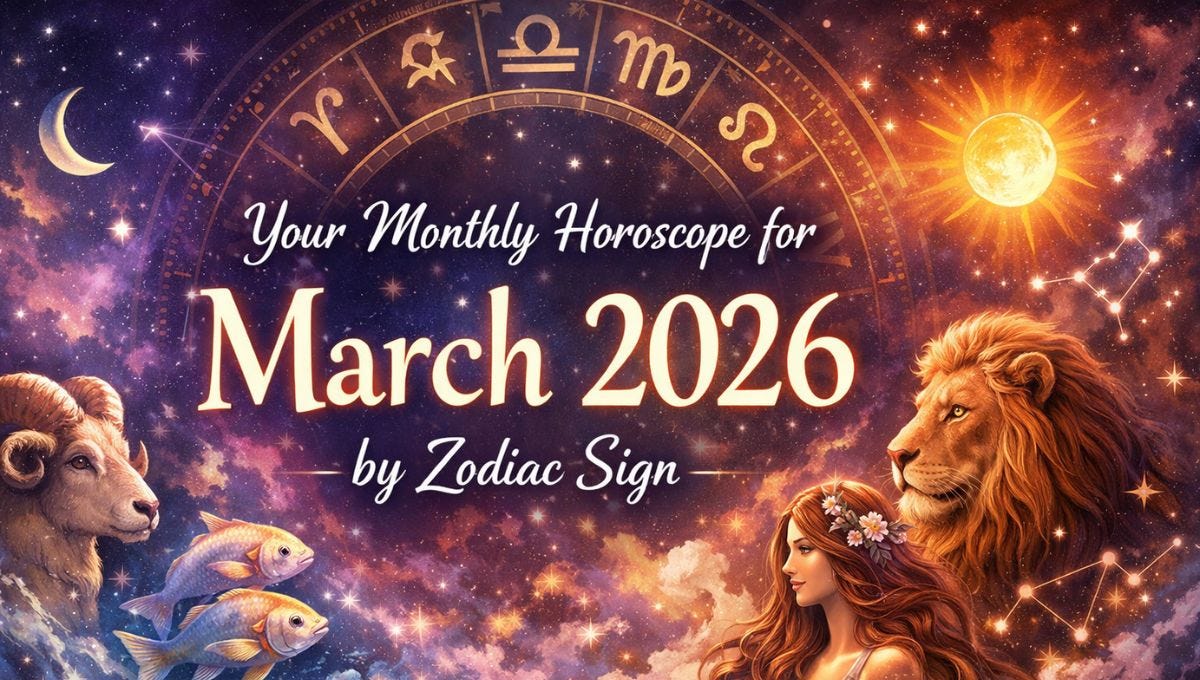 Your Monthly Horoscope for March 2026 by Zodiac Sign | by Indian ...