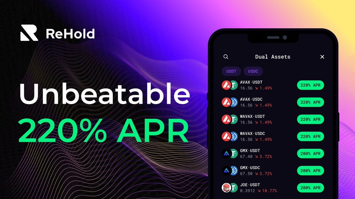 How to Earn Up to 220% APR Every 12 Hours with Rehold’s Dual DeFi Investing | by Profit Sensor ...
