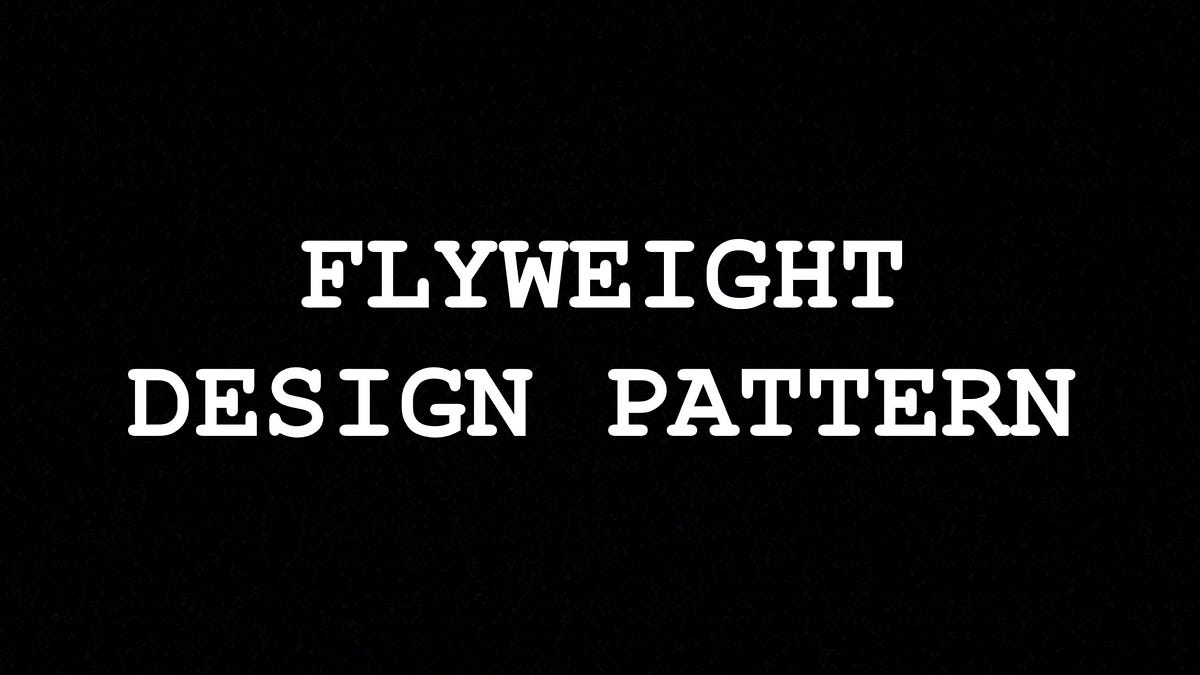 Flyweight Design Pattern Nedir ?. Design Patterns eğitim serisindeki ...