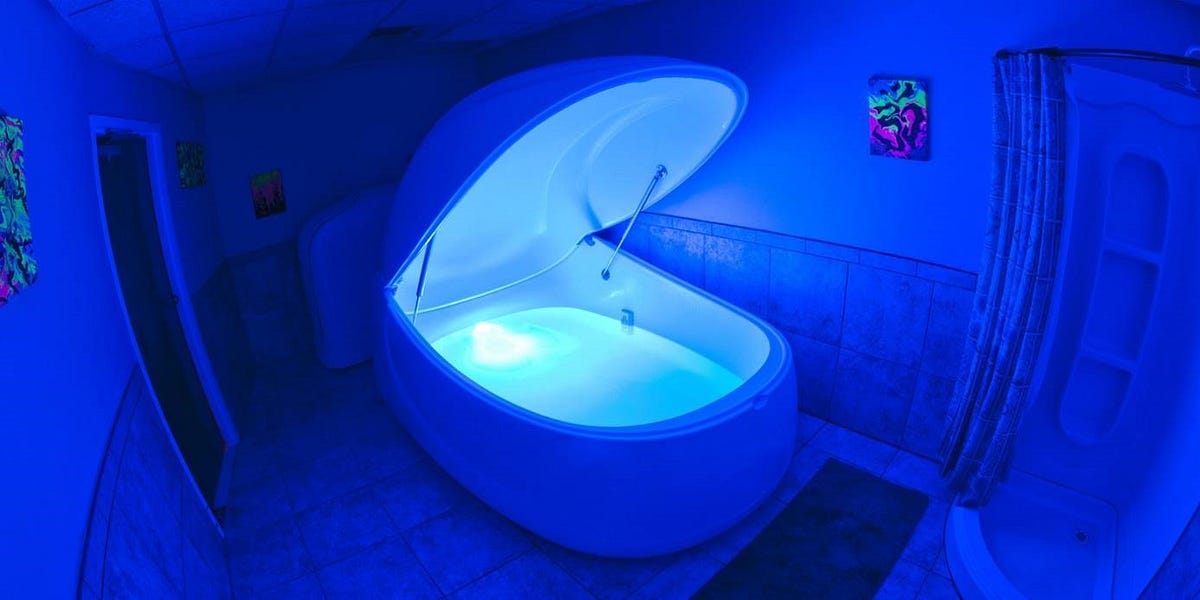 Floatation Therapy. The picture above is of a sensory… | by Being ...