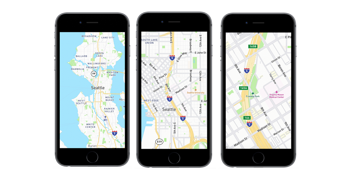 Maps for navigation. Better visual hierarchy of features and… | by ...