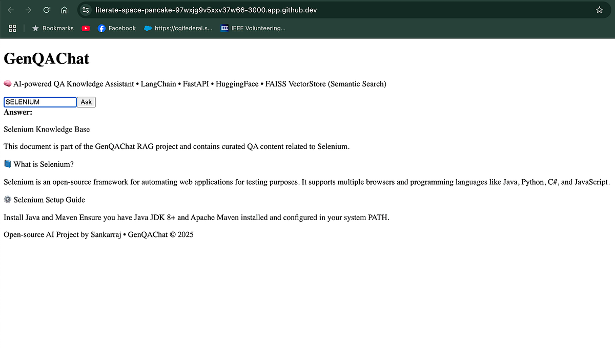 🧠 GenQAChat-RAG-AI: Building a Specialized RAG-Based QA Knowledge Assistant with HuggingFace ...