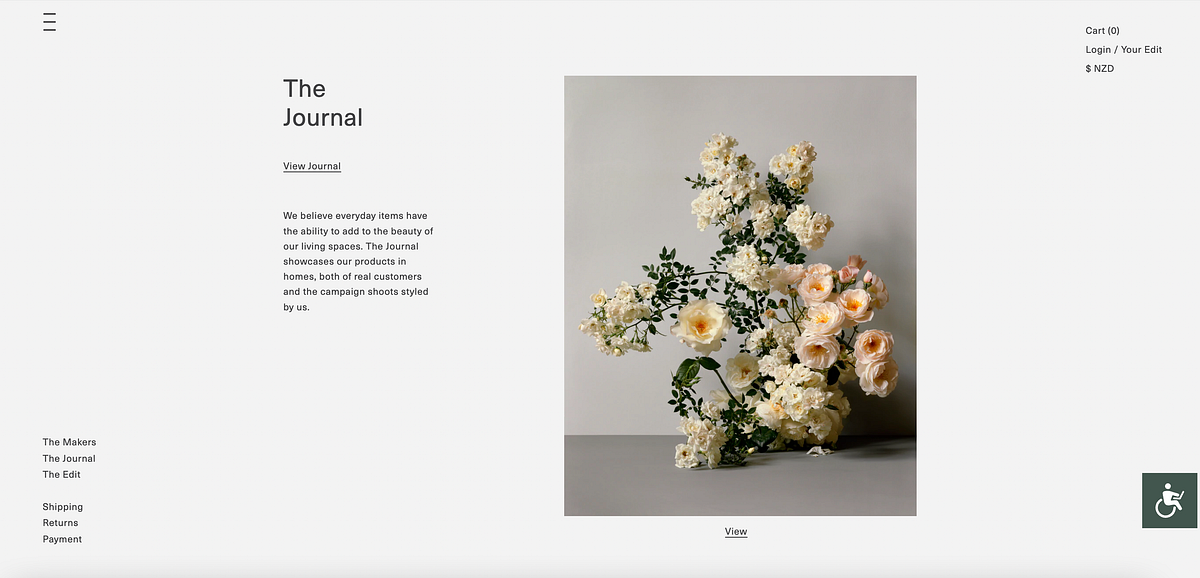 Web Design — Blog #4. Doing Things Media website via… | by Mia Parise ...