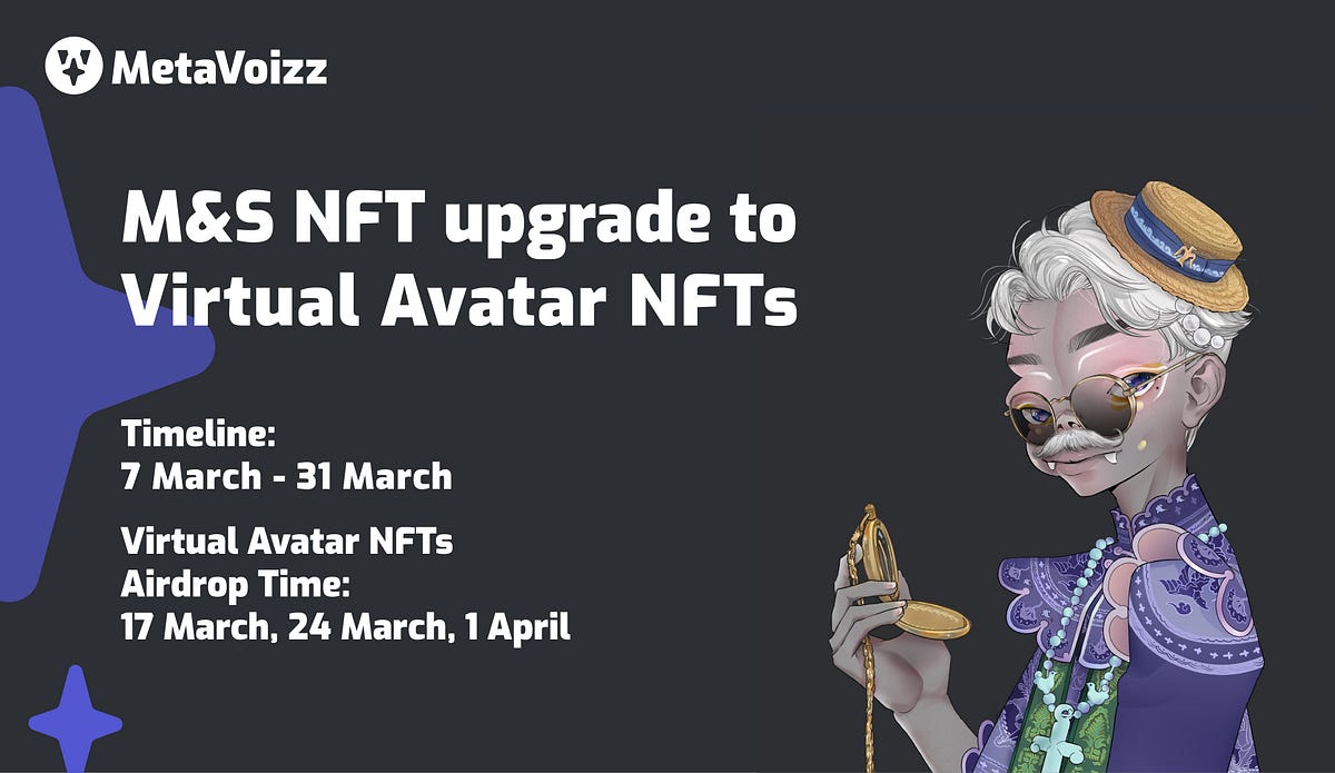 M&S NFT upgrade to Virtual Avatar NFTs campaign | by Follow2N | Medium