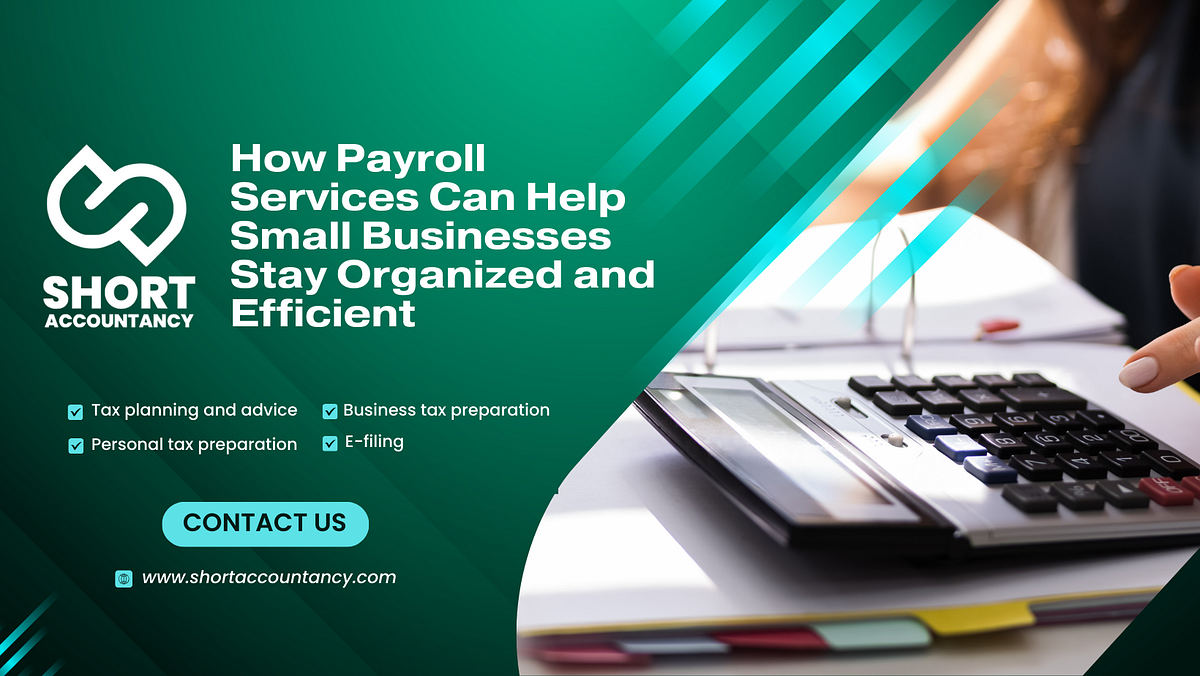 How Payroll Services Can Help Small Businesses Stay Organized and Efficient | by Short ...
