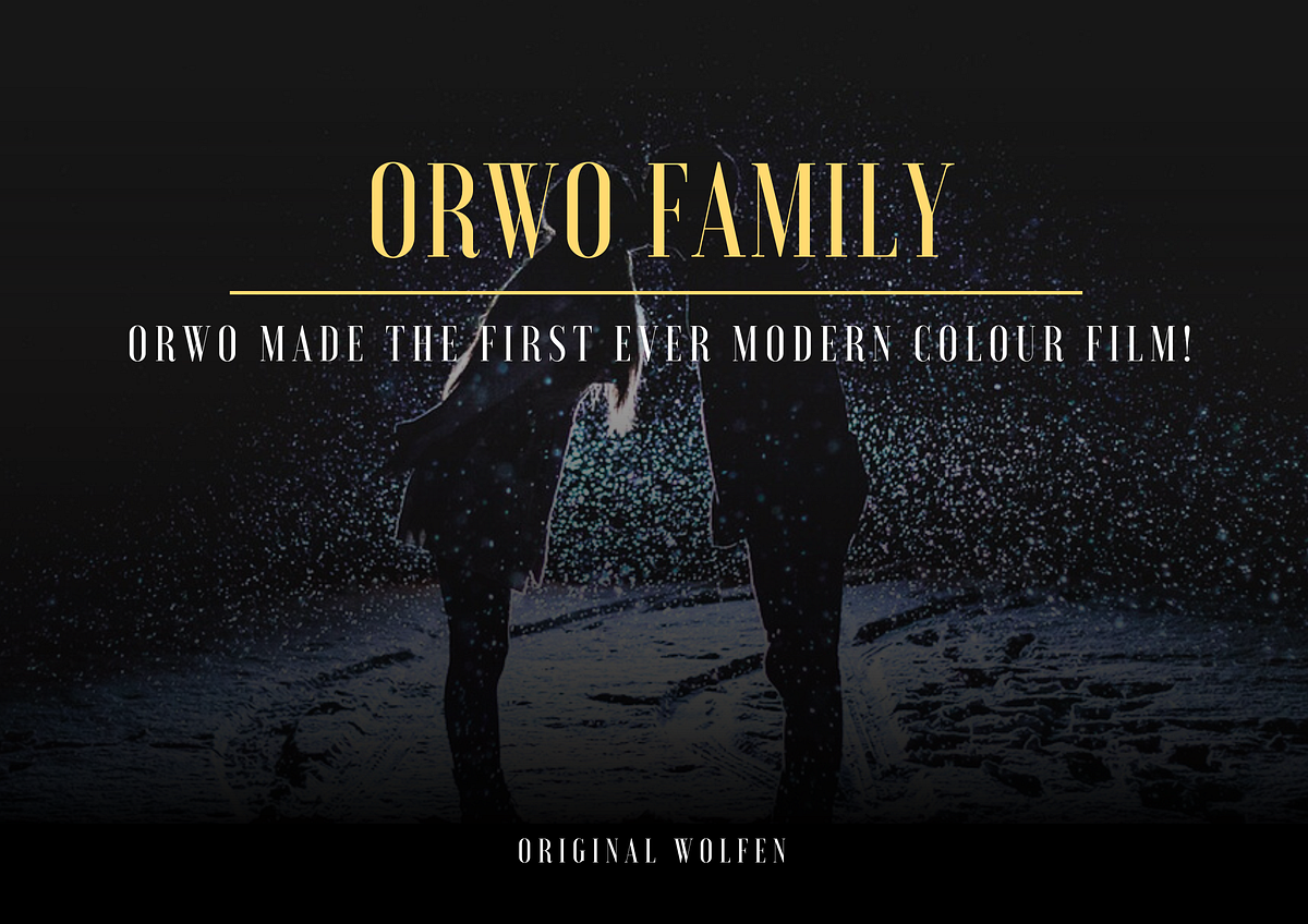 ORWO Family: The Colorful Revolution in Cinema - Orwo Family - Medium