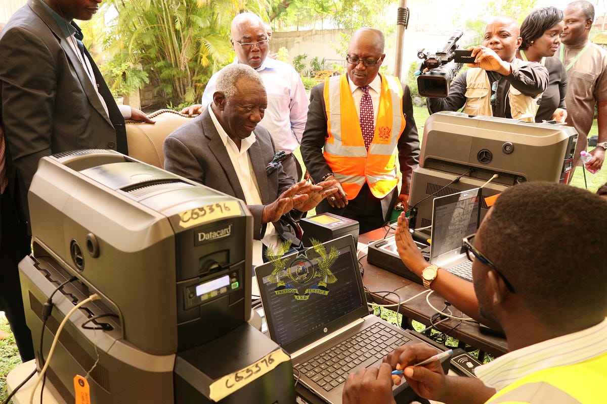 Two Former Presidents of Ghana issued with Ghana Cards! | by NATIONAL ...