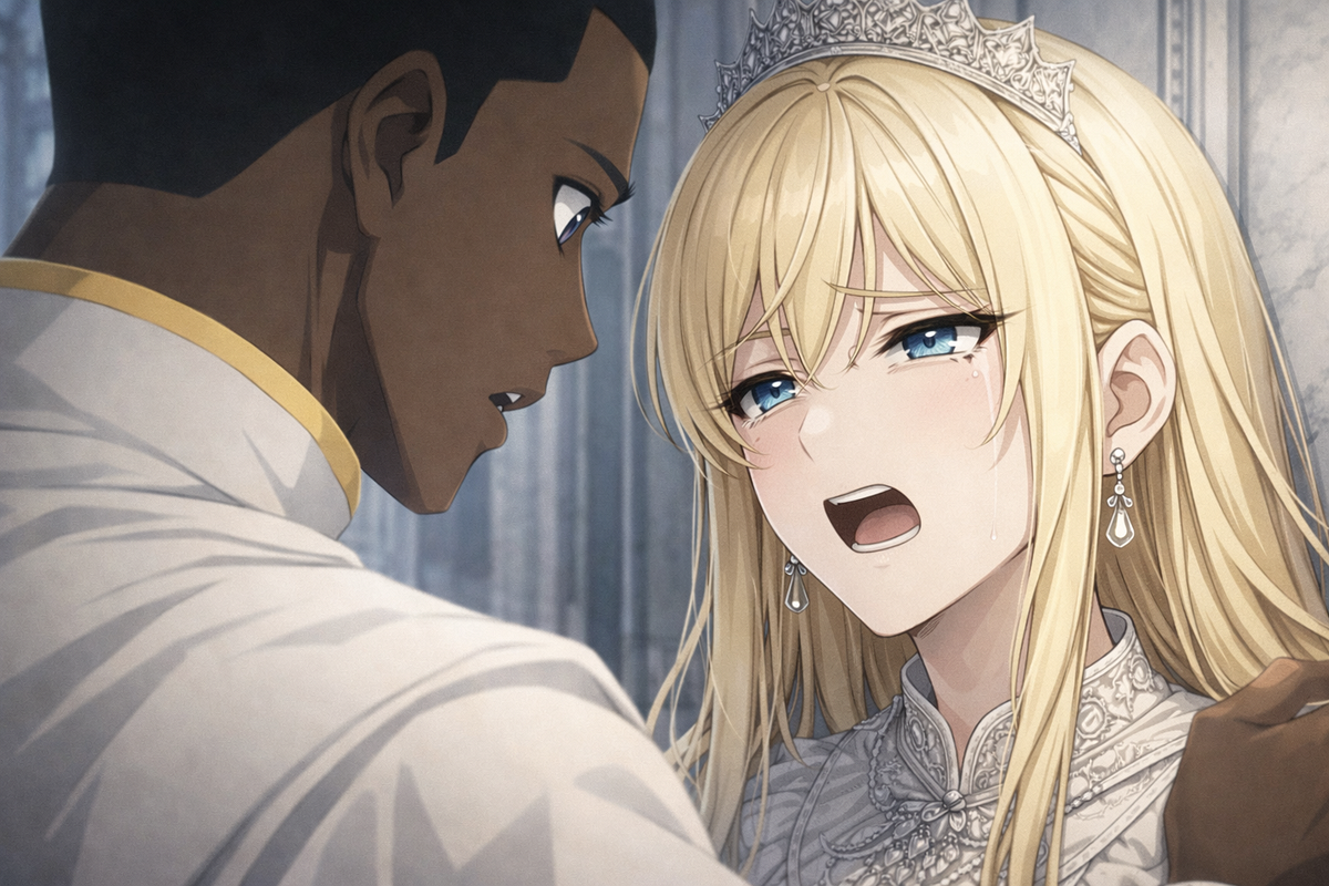 A Black Male Protagonist consoles an Anime Princess in her Darkest ...