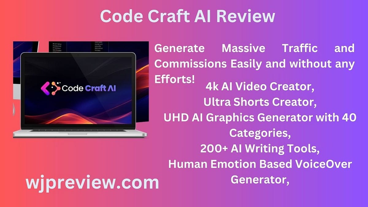 Code Craft AI Review- Make a profit of $238.42/day with 50+ AI chatbots ...
