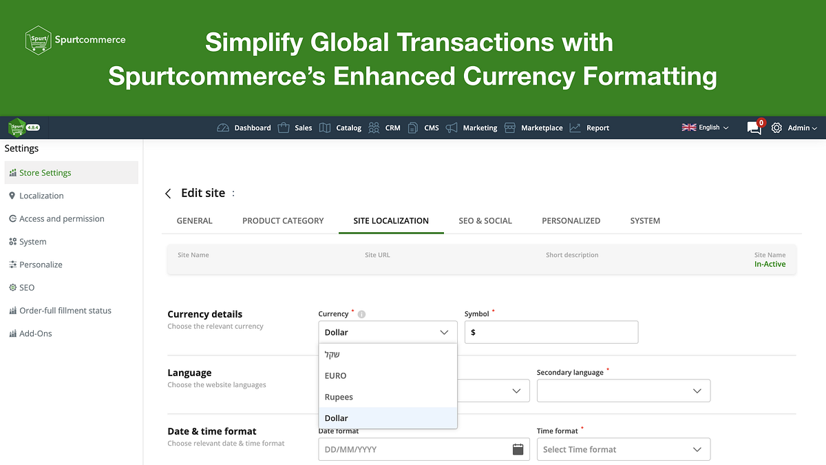 Introducing Enhanced Currency Formatting in Spurtcommerce: Simplifying ...