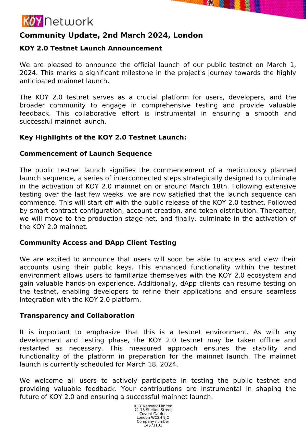 KOY 2.0 public testnet LIVE! | by Brian Kirui | Mar, 2024 | Medium