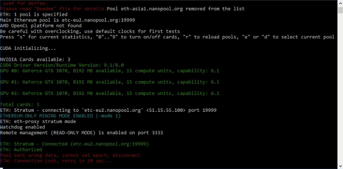 Fix Pool sent wrong data, cannot set epoch, disconnectEth… | by BitRPC ...
