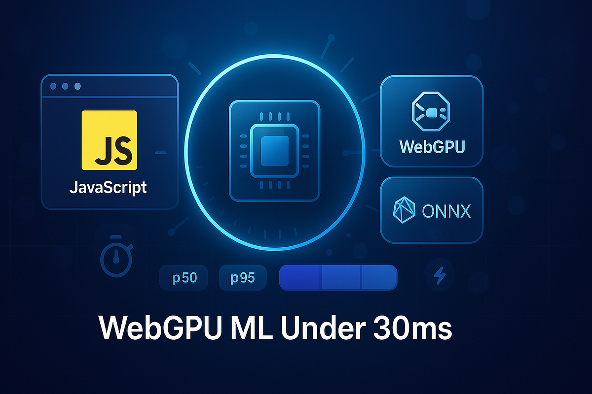WebGPU ML in JavaScript, Under 30ms — No Joke | by Hash Block | Sep, 2025 | Medium