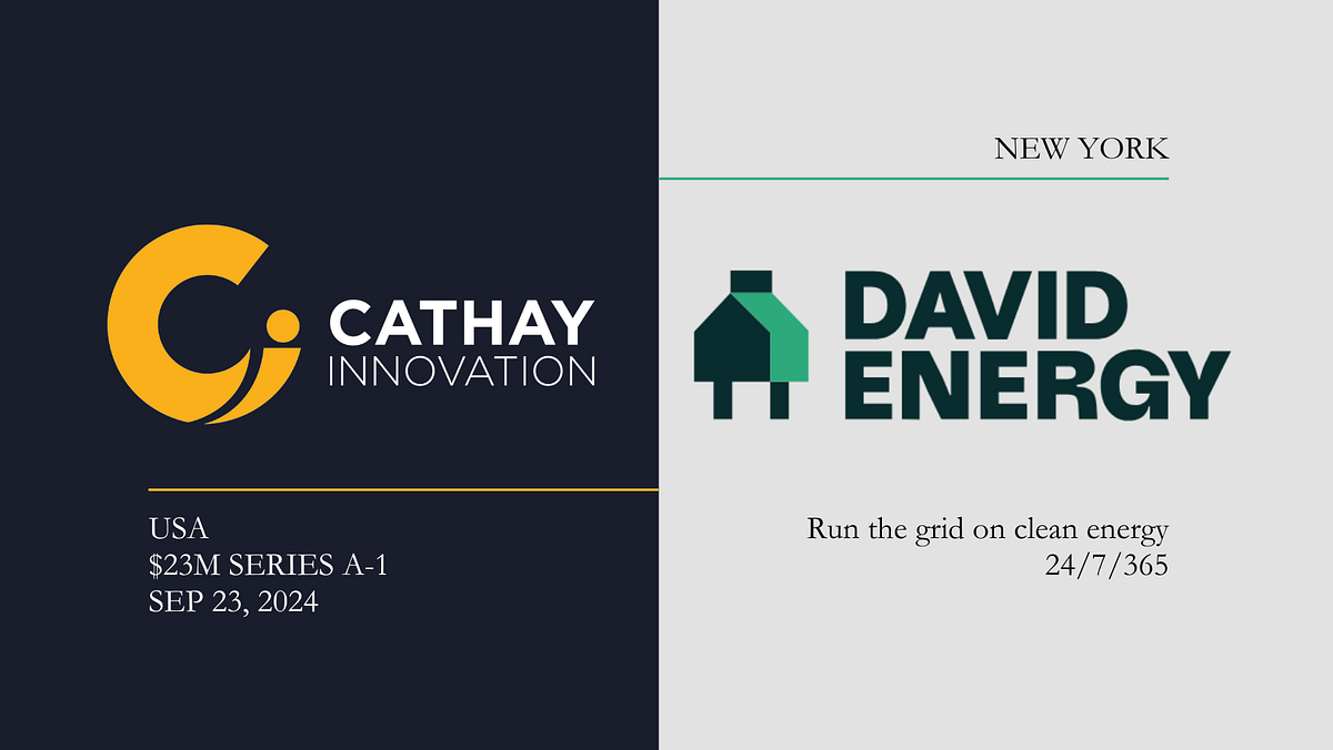 Behind the Term Sheet: David Energy’s $23M Series A | by Cathay ...