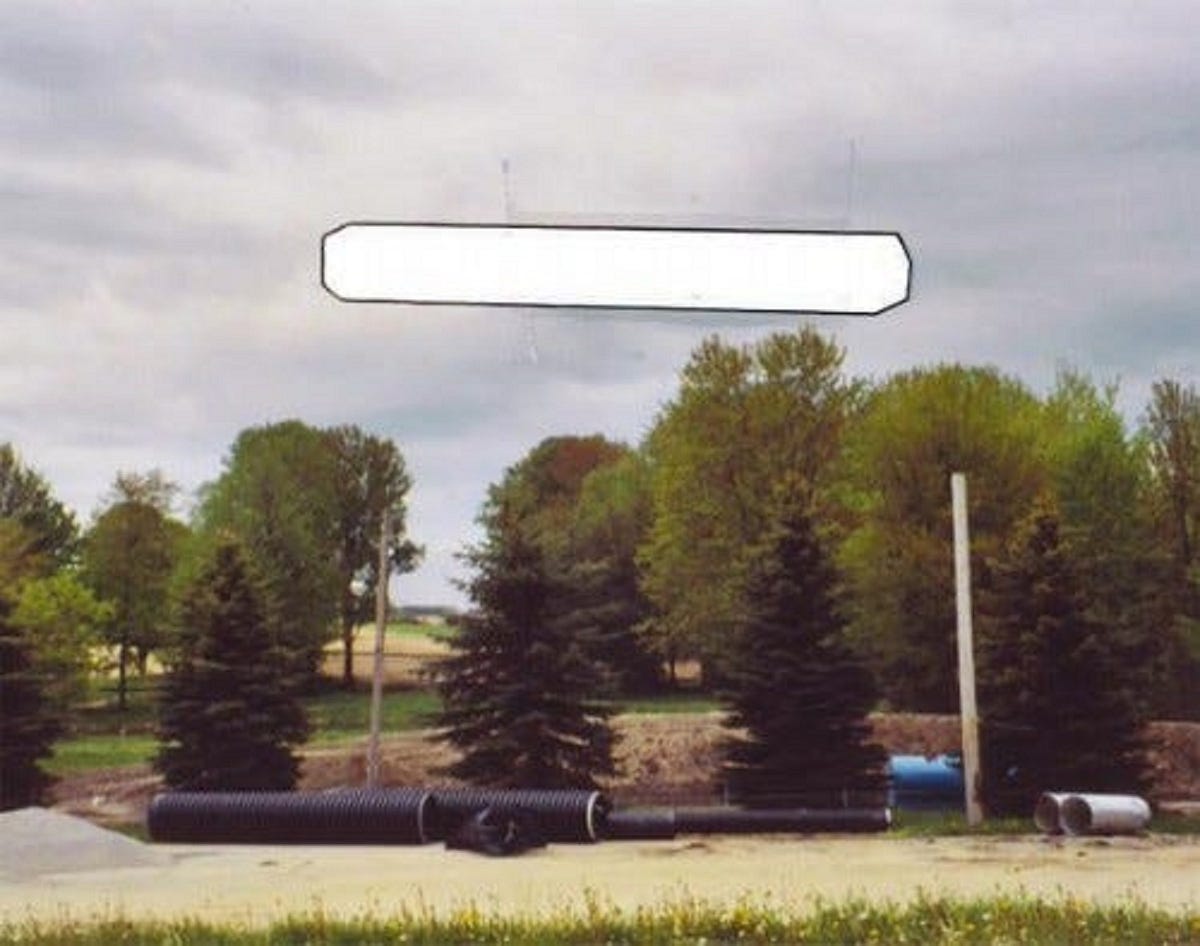 Large Rectangular Object Hovers Over Golf Course In Traverse City ...