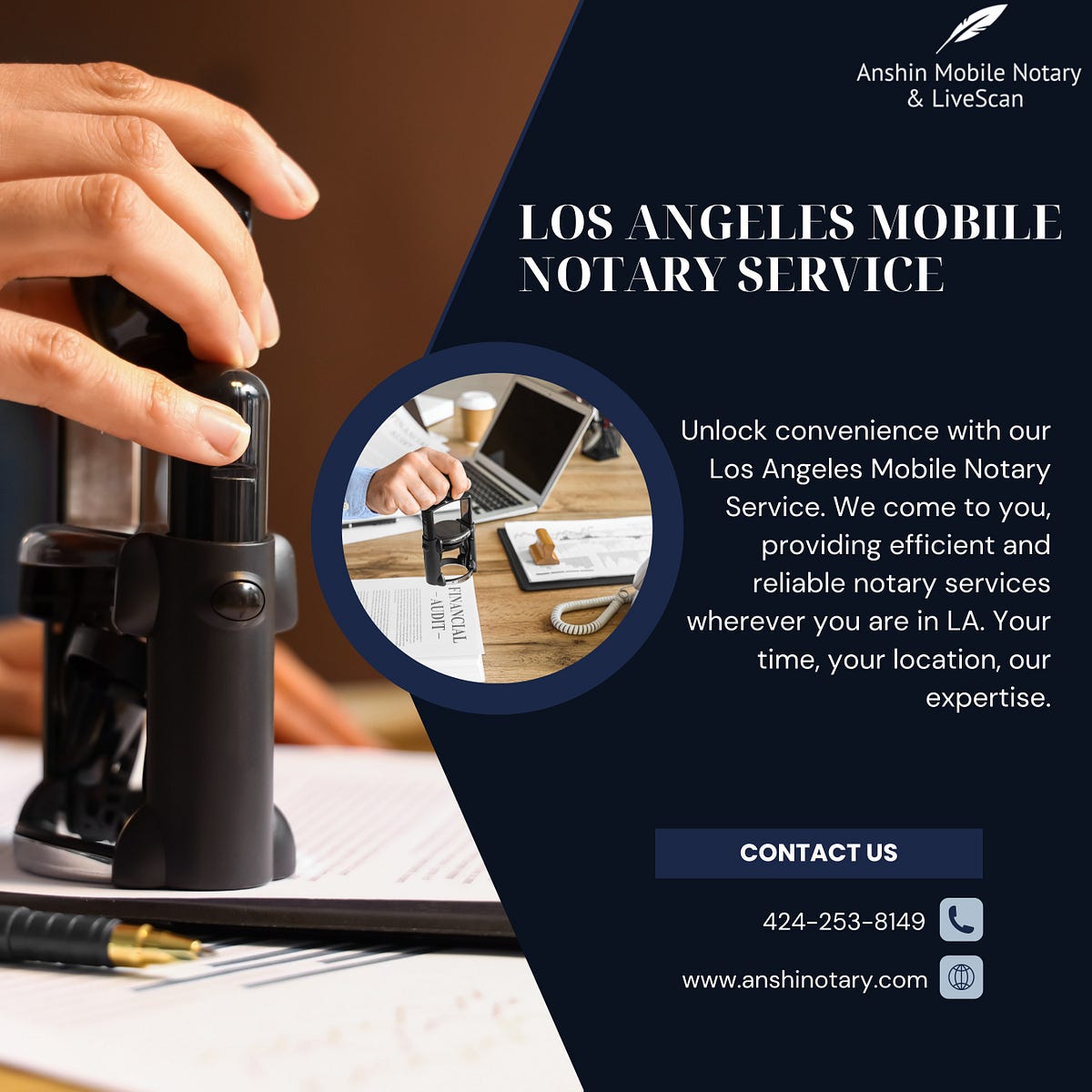 Los Angeles Mobile Notary Service - Anshin Mobile Notary & LiveScan - Medium