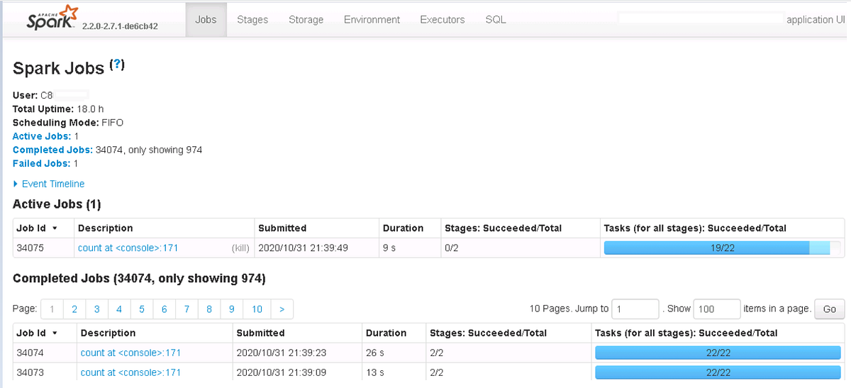 Entendiendo la interfaz de usuario de Spark. Web UI Spark I | by Brayan ...