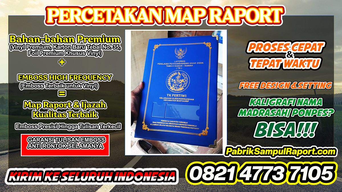 0821–4773–7105 Harga Map Raport Sampul Ijazah di Musi Rawas Utara | by ...