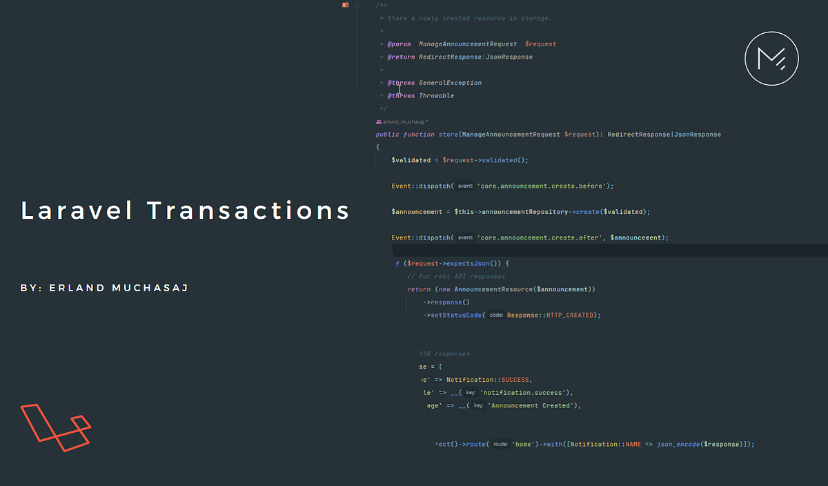 Understanding Laravel Transactions | by Erland Muchasaj | Medium