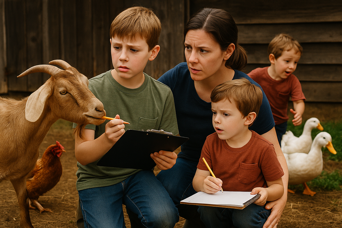 The Homeschool Lesson That Turned Into a Barnyard Circus | Medium