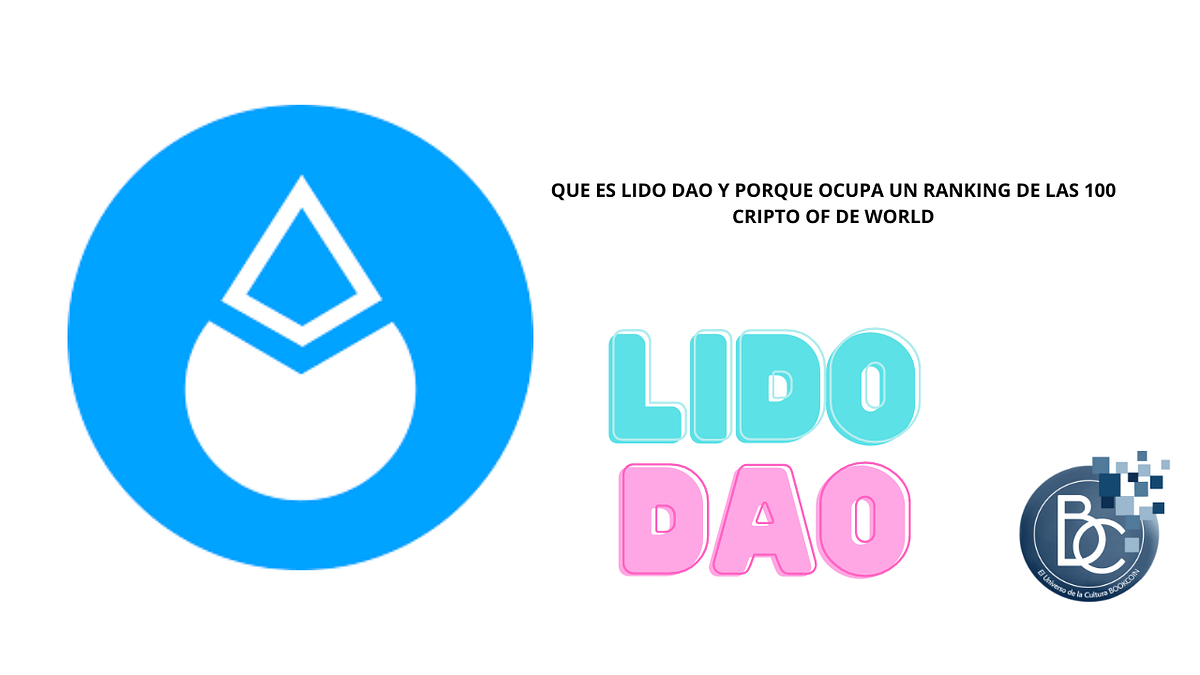 LIDO DAO ENTRE LAS 100 PRIMERAS, QUE ES? | by BookCoin NEWS | Medium