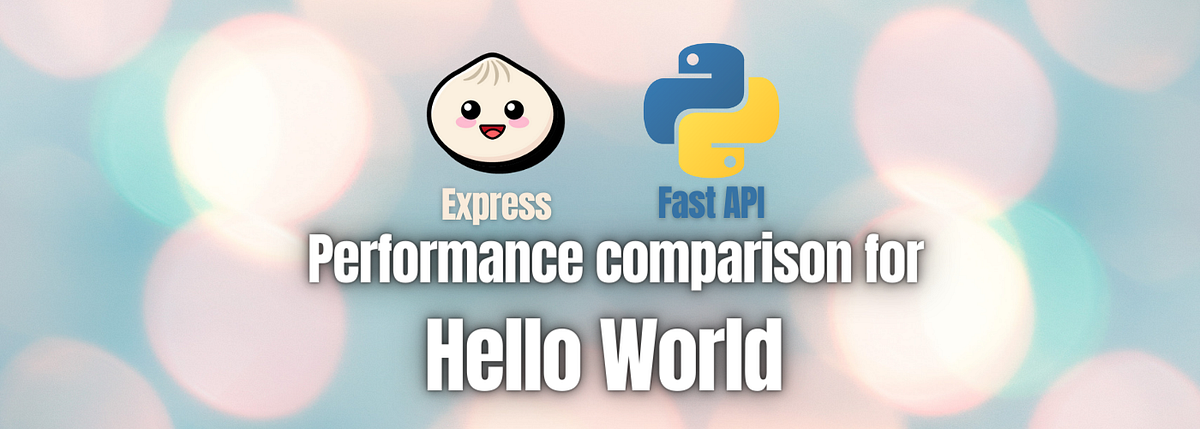 Hello world performance: Bun (express) vs Python (fast API) | Tech Tonic