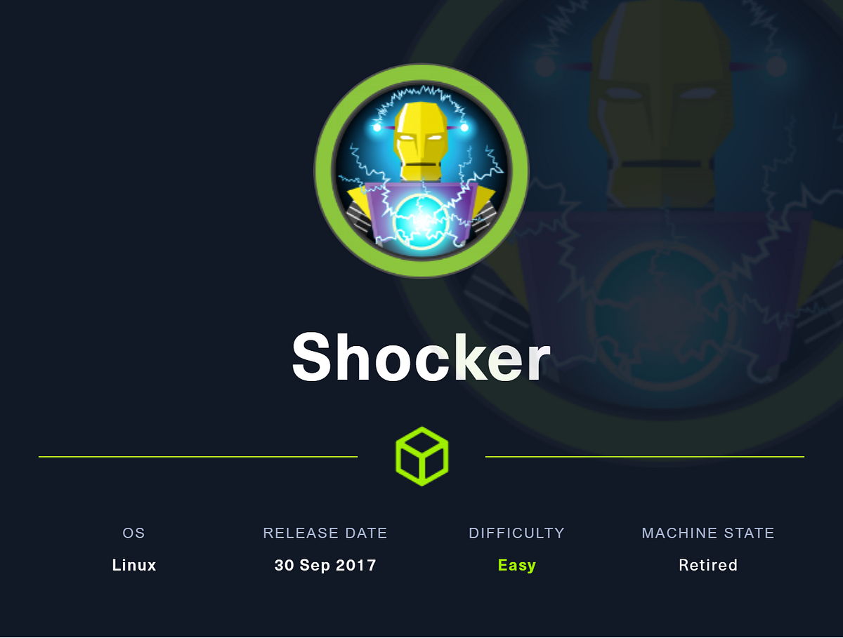 HTB — Shocker. A good box to learn about Shellshock | by minioz | Medium