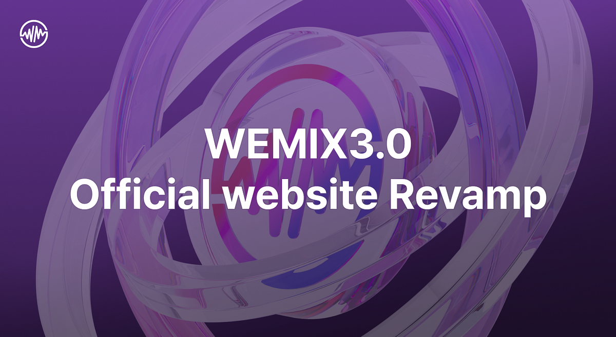 WEMIX official website revamp. The official website for the WEMIX… | by WEMIX Communication ...