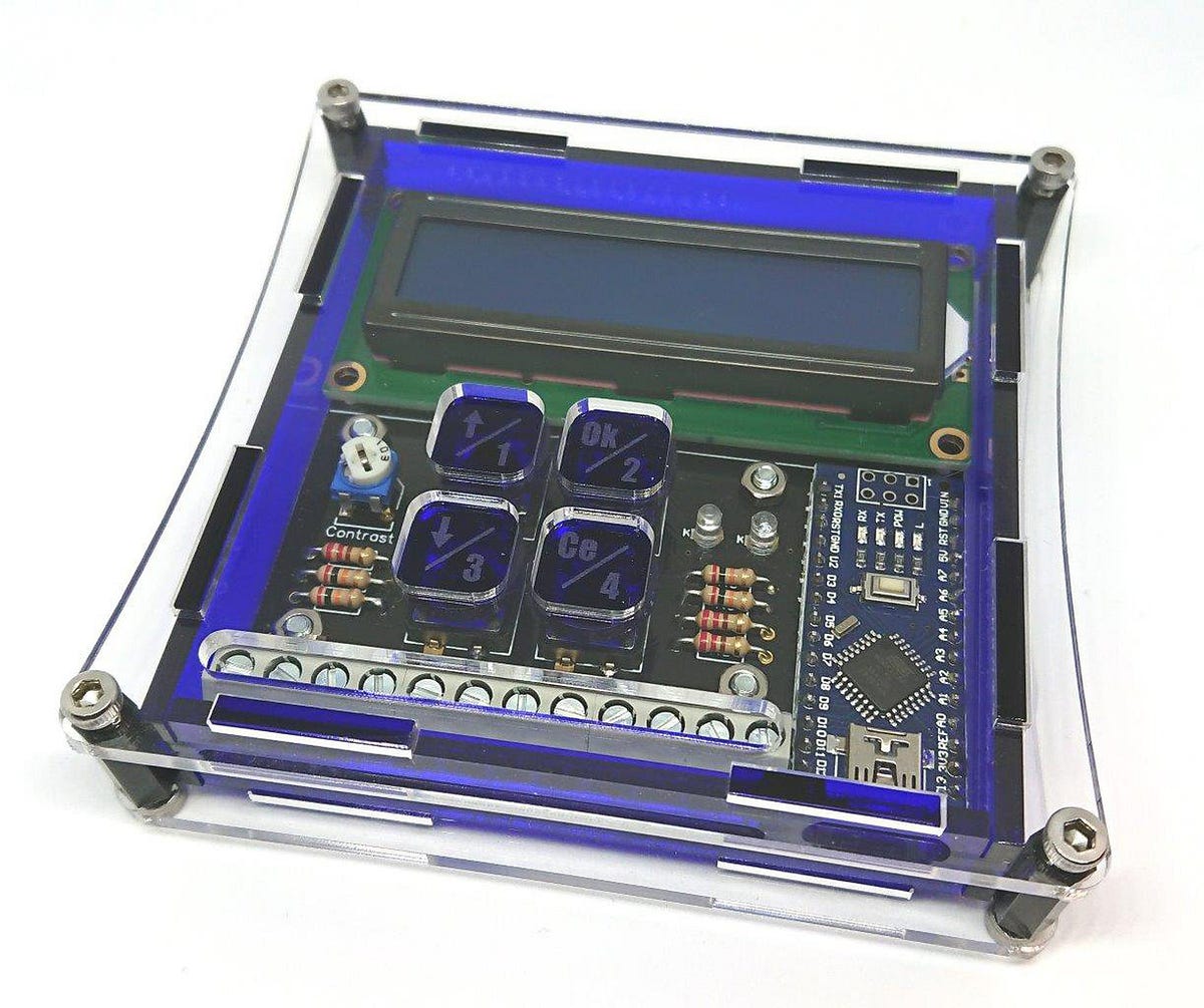 Arduino Nano Qp Is An Expanded Dev Board With Buttons And A Display