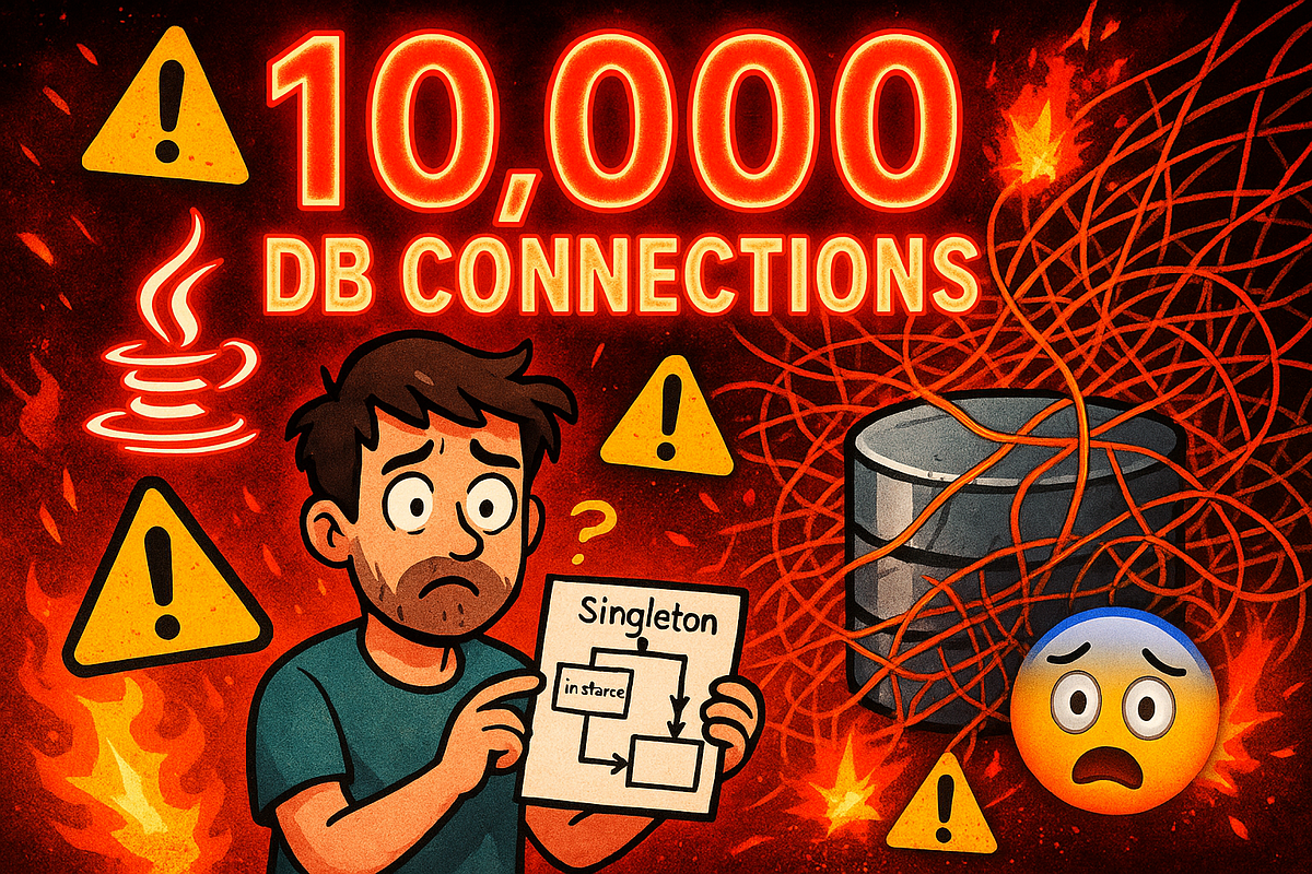 How a Misused Singleton Created 10,000 DB Connections 🫠 | by Kavya's ...