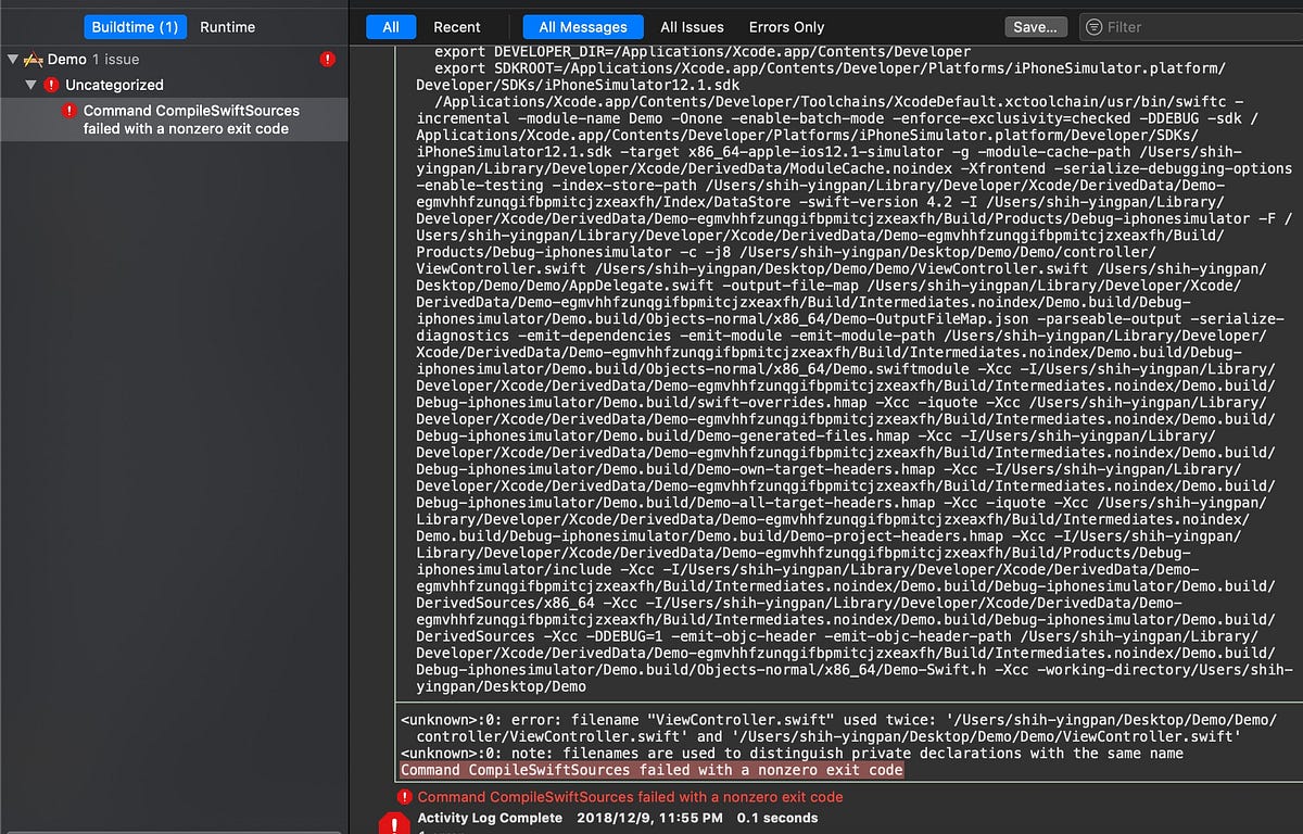filename xxx used twice 錯誤. 有朋友在開發 iOS App 時，遇到以上的錯誤訊息，提到 filename… | by 彼得潘的 iOS App Neverland ...
