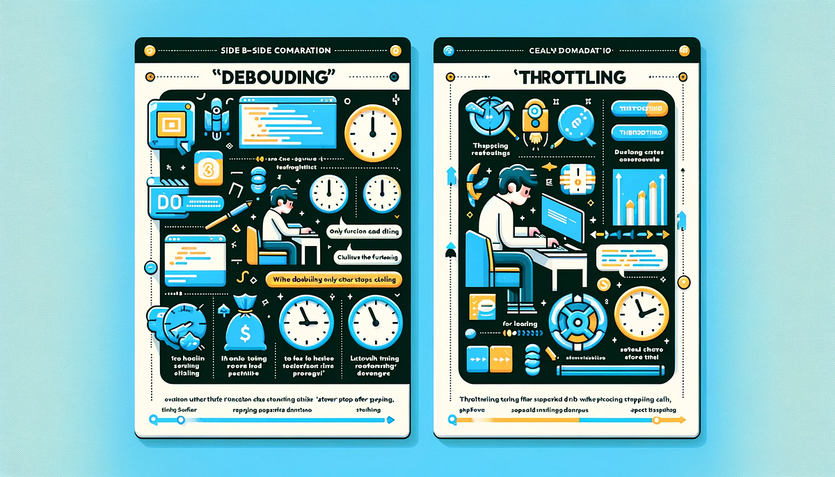 Debouncing vs Throttling: Optimizing Your JavaScript for Performance | by TechInsights | Medium