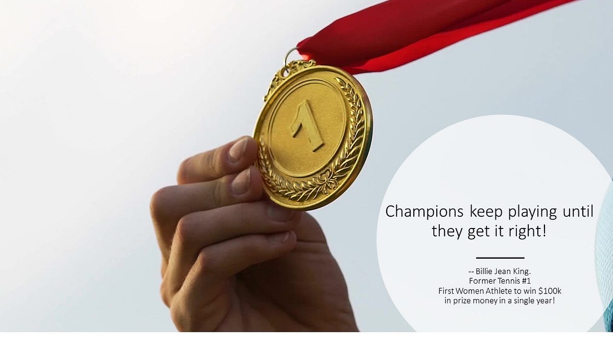 You are a Champion! - Great New Reads - Medium