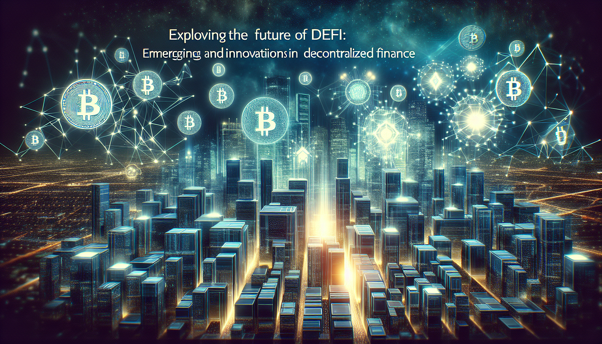 Exploring the Future of DeFi: Emerging Trends and Innovations in ...