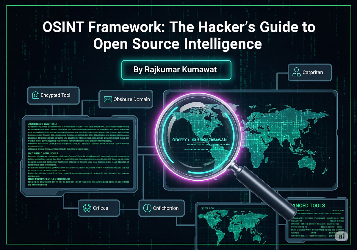 🕵️ OSINT Framework: The Ultimate Guide for Ethical Hackers & Cyber Investigators | by Rajkumar ...