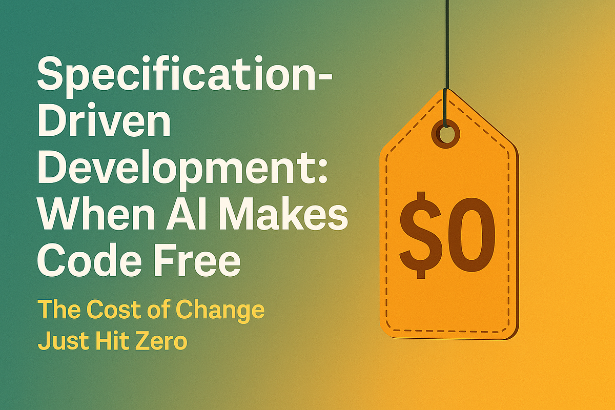 Specification-Driven Development: When AI Makes Code Free | by Ashley ...