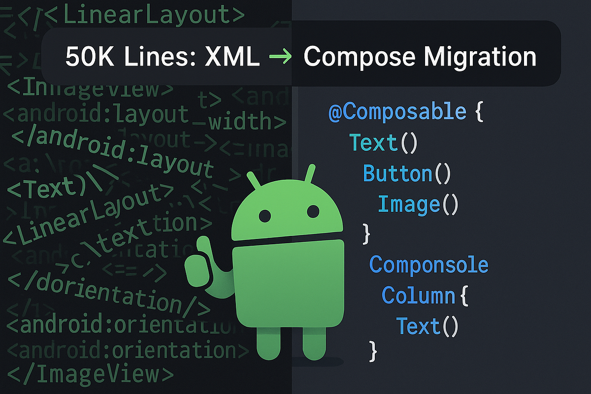 I Migrated 50,000 Lines of XML to Jetpack Compose — Here’s What I ...