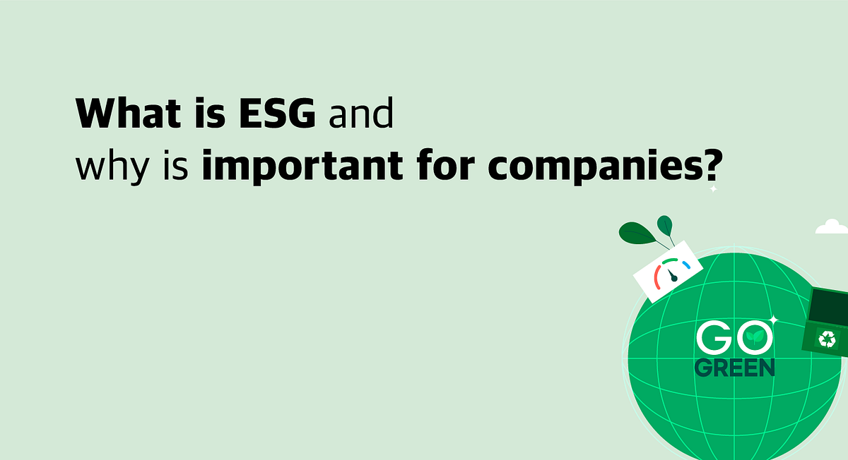 What is ESG and why is important for companies? | by Coredotlab | Aug ...